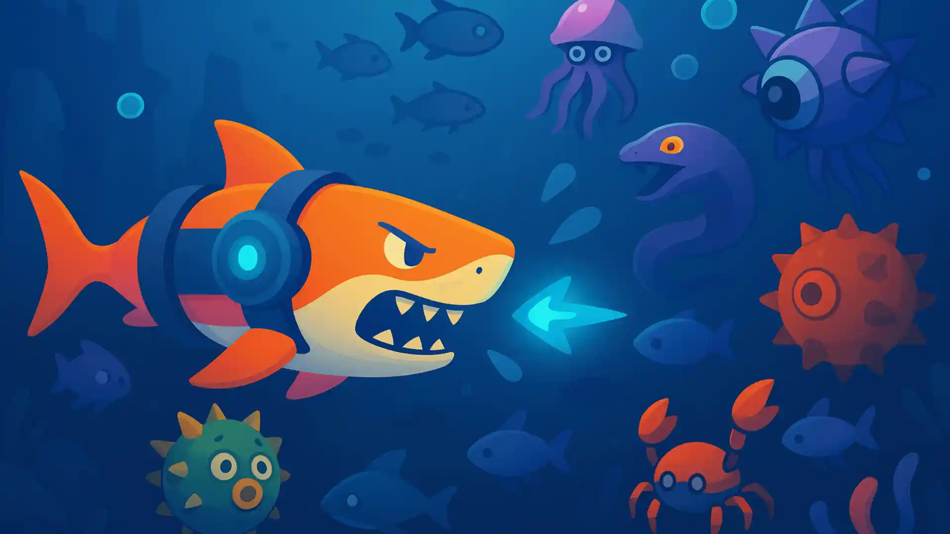CyberShark — Play on Pico Game