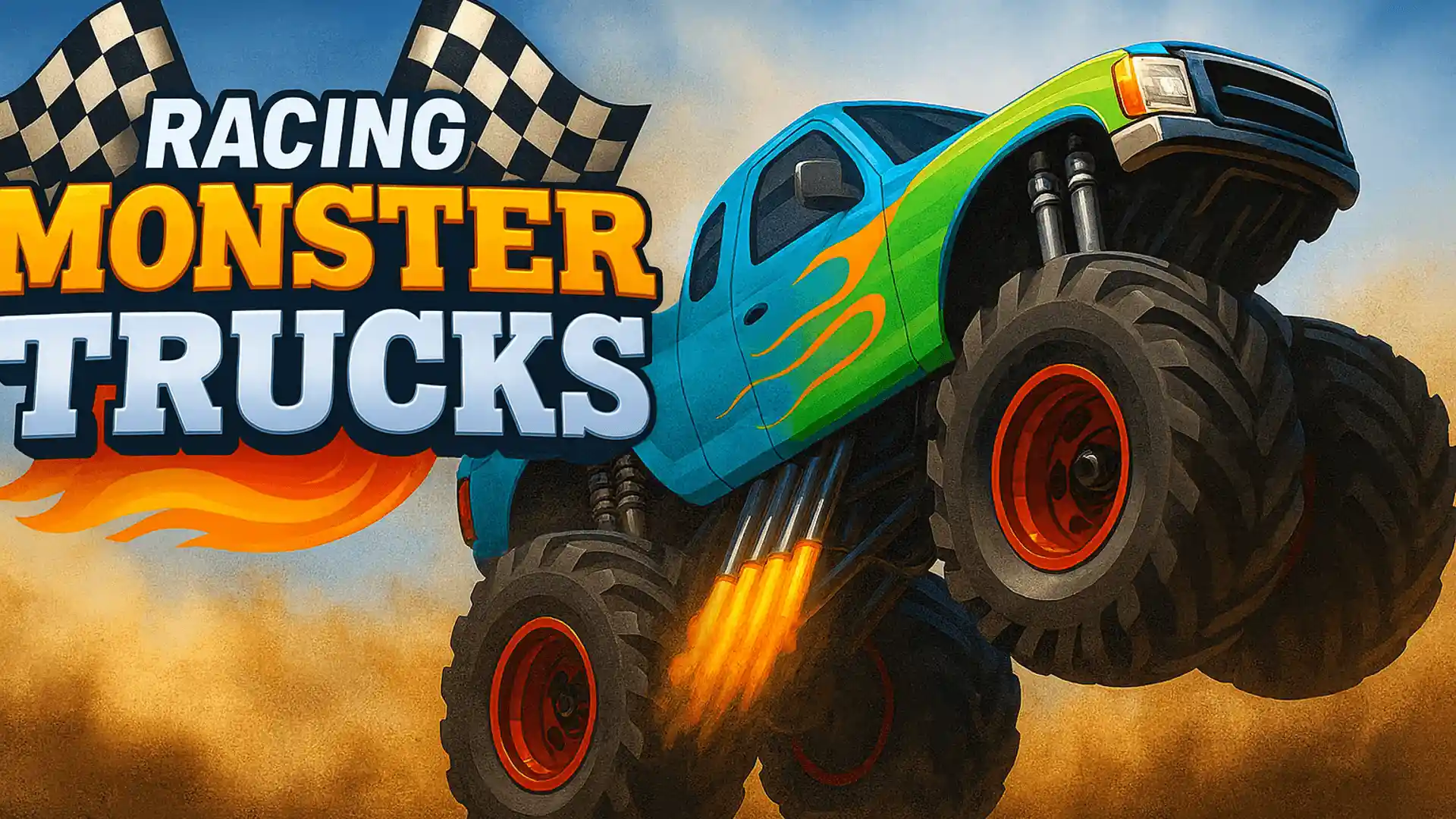 Racing Monster Trucks — Play on Pico Game