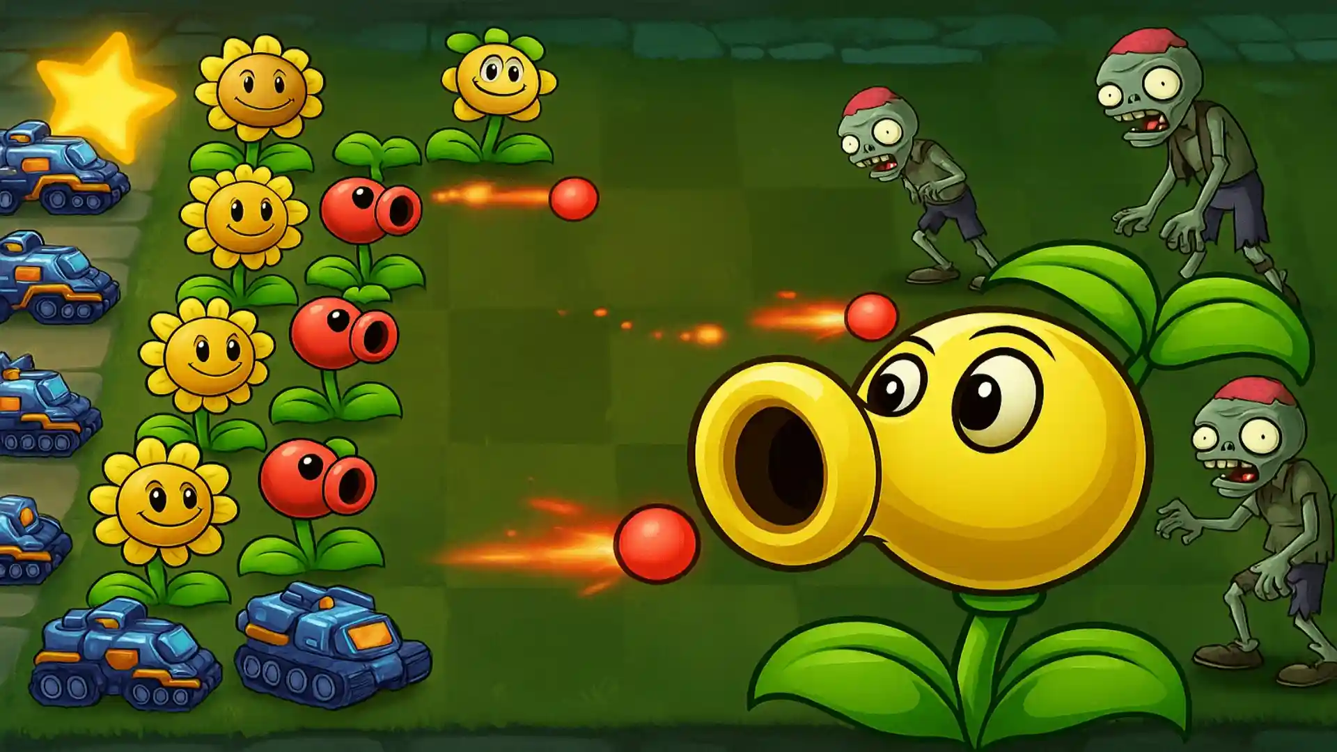 Angry Plants Fighting - Pico Games