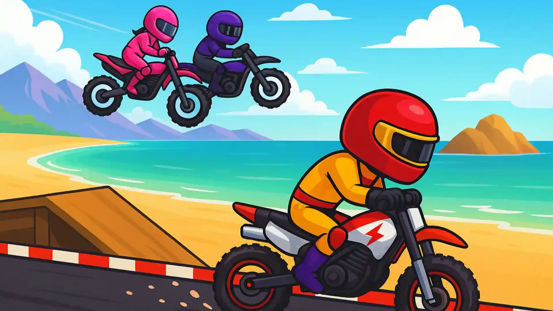 Line Motorcycle — Play on Pico Game